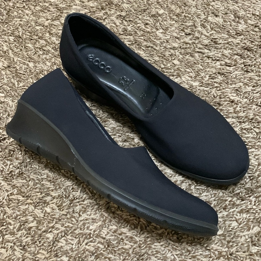 Ecco Felicia Stretch Wedge Loafer Women’s Shoes Size … - Gem